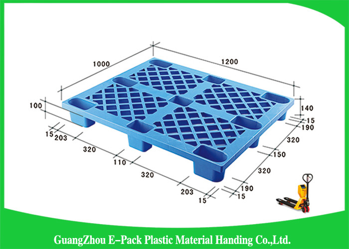 1200*1000mm Export Blue Economical Nestable Plastic Pallets Easy ...