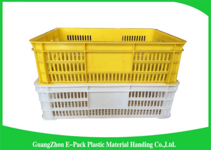 Mesh Plastic Food Crates Moving Storage Environmental Protection For ...