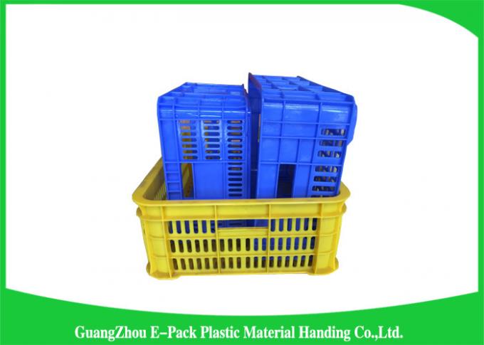 Health Mesh Plastic Food Crates Food Grade Convenience Stores Easy Stacking