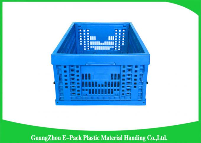 Food Grade Folding Plastic Crates Environmental Protection 600*400*320mm