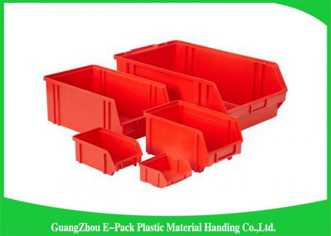 Standard Size Industrial Storage Totes , Antistatic Stackable Storage Boxes