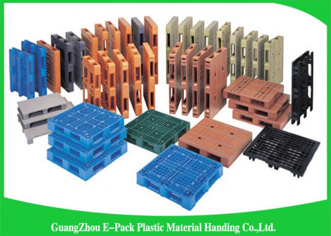 Recyclable 4 - Way Export Plastic Pallets , Standard Double Faced ...