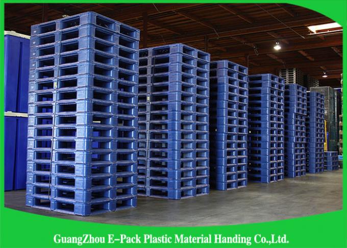 Single Face Small Plastic Pallets With Steel Tubes Inside , Light Duty ...