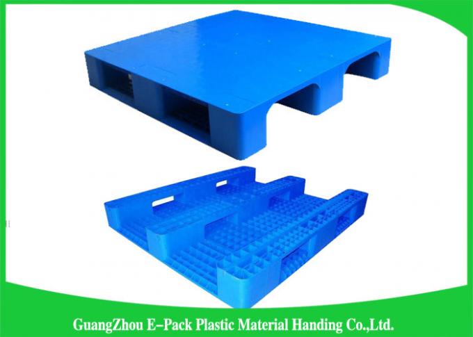 Virgin HDPE Plastic Skids Pallets With Three Runners , 1T Shelf Load