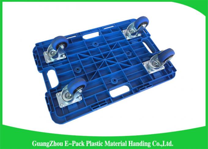 Industrial Big Load Capacity Plastic Dolly Cart , Recyclable Moving ...