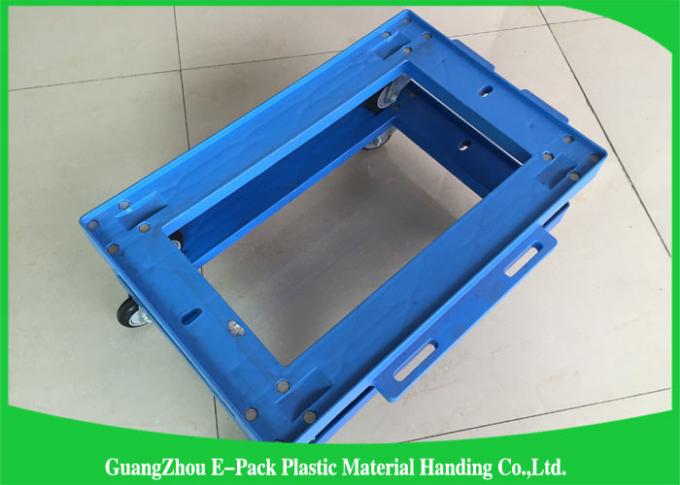 Platform Truck Plastic Moving Dolly for Office / Plastic Dolly Cart
