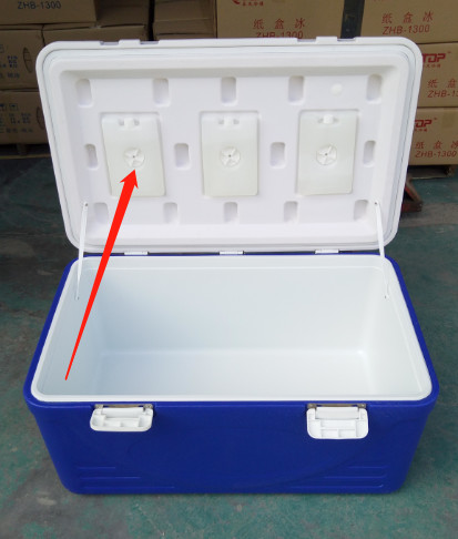 Blue 110L Volume Insulated Refrigerating Freezing Cooler Box Virgin ...
