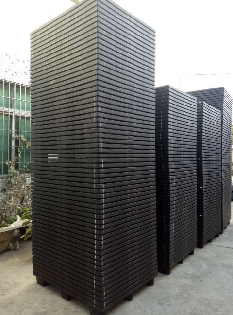 Environmental Single Faced 9 Feet One Way Packaging Plastic Pallets