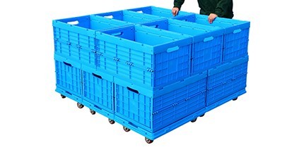 150kgs Loading Multi Function Plastic Moving Dolly 3 Inches PU Wheels